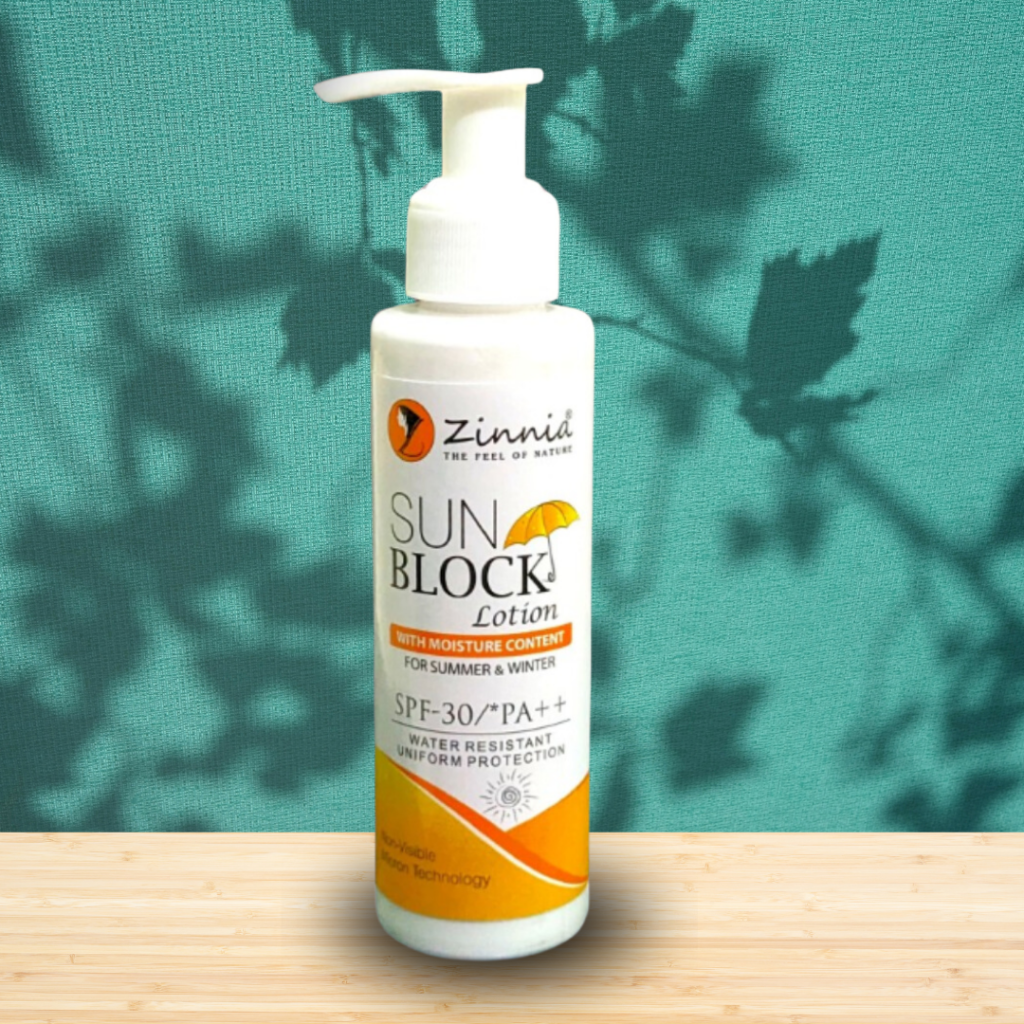 Sunblock Lotion SPF 30+ – Zinnia Skincare